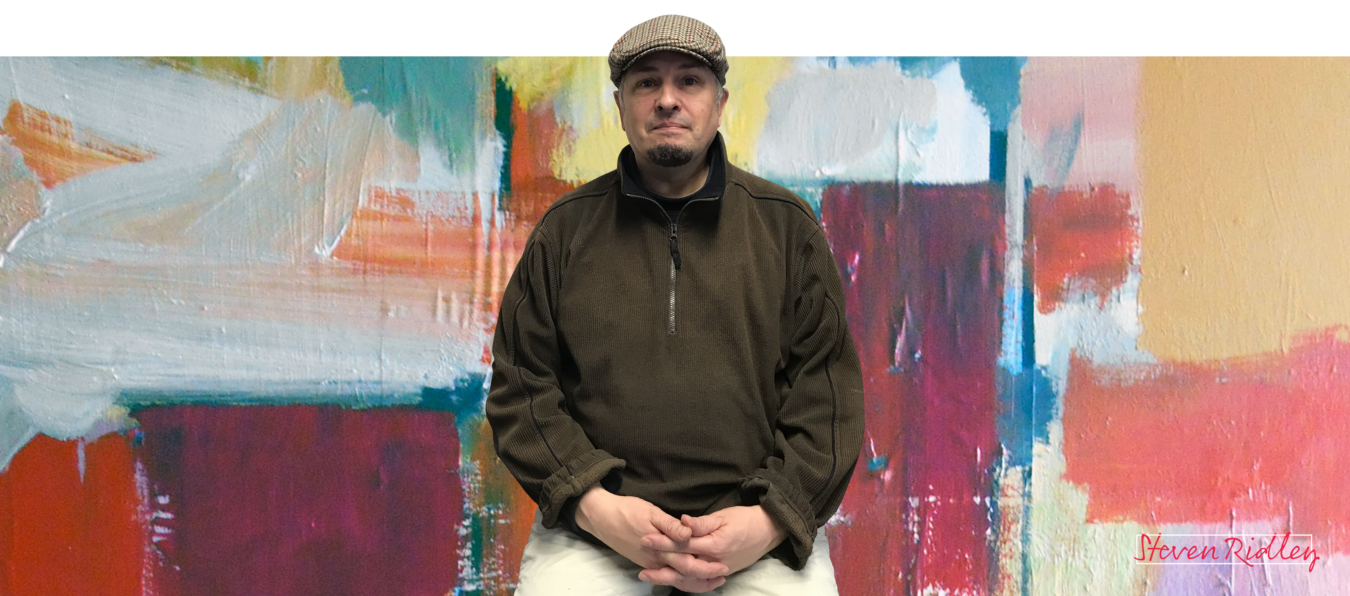 About Steven Ridley and his Abstract Expressionist Art